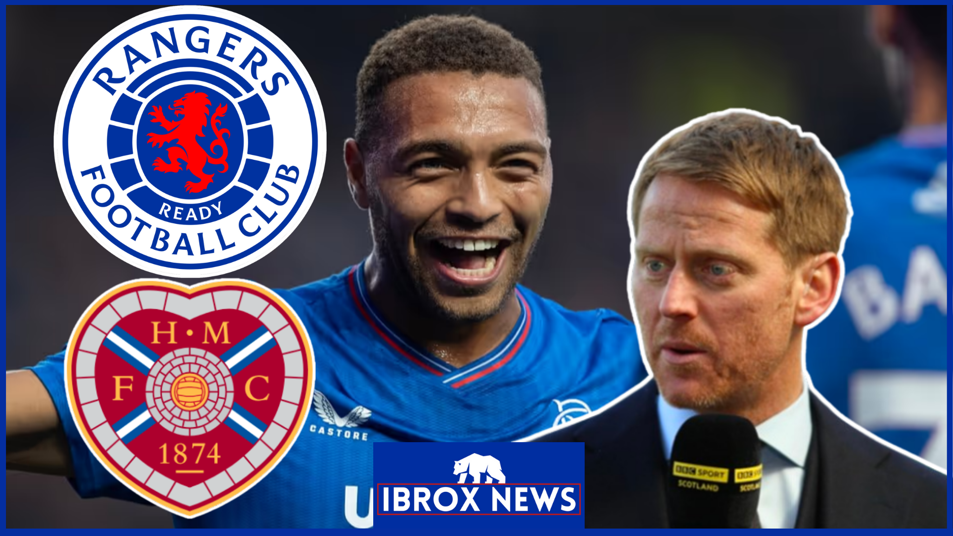 Rangers v Hearts: Michael Stewart stunned by Cyriel Dessers