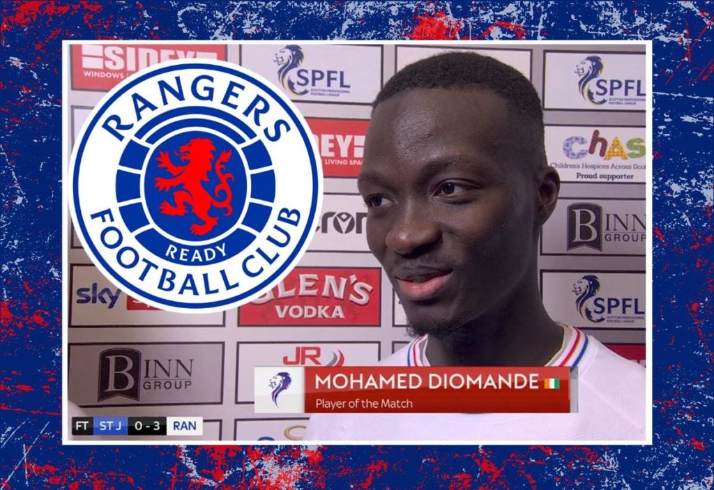 Rangers news: Diomande reacts after goal v St Johnstone