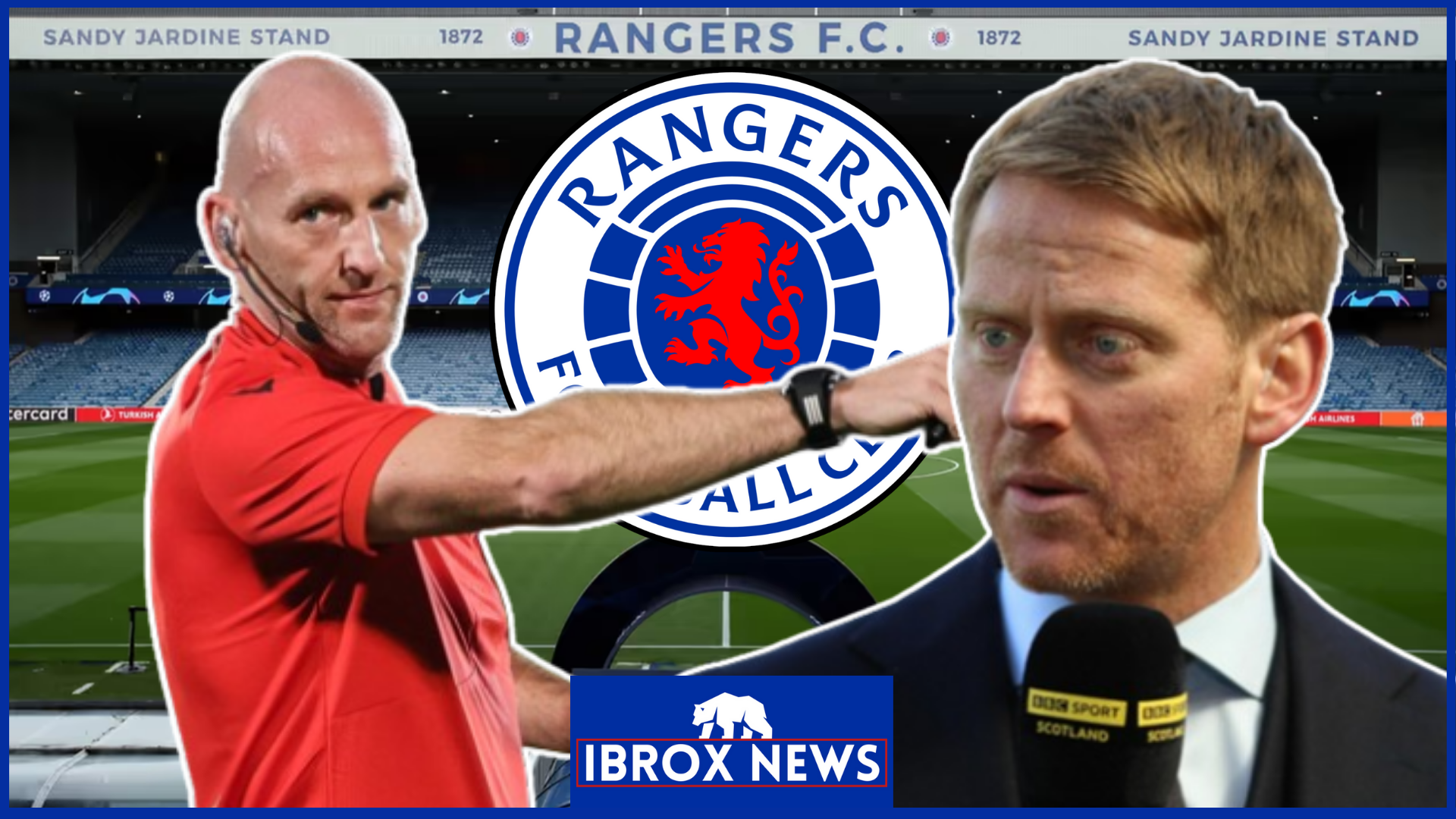 Rangers: Bobby Madden, Michael Stewart clash over Ibrox incident