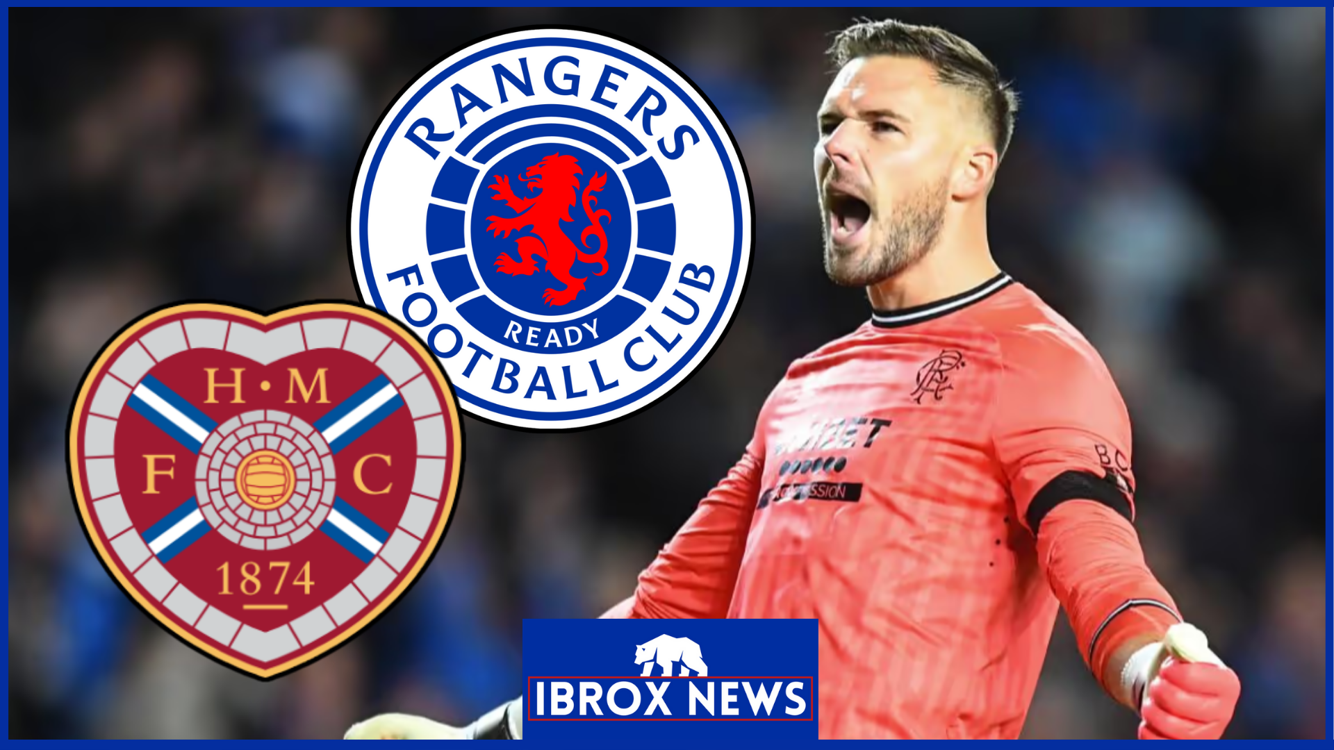 Rangers v Hearts: 'Amazing' Jack Butland stuns at Hampden