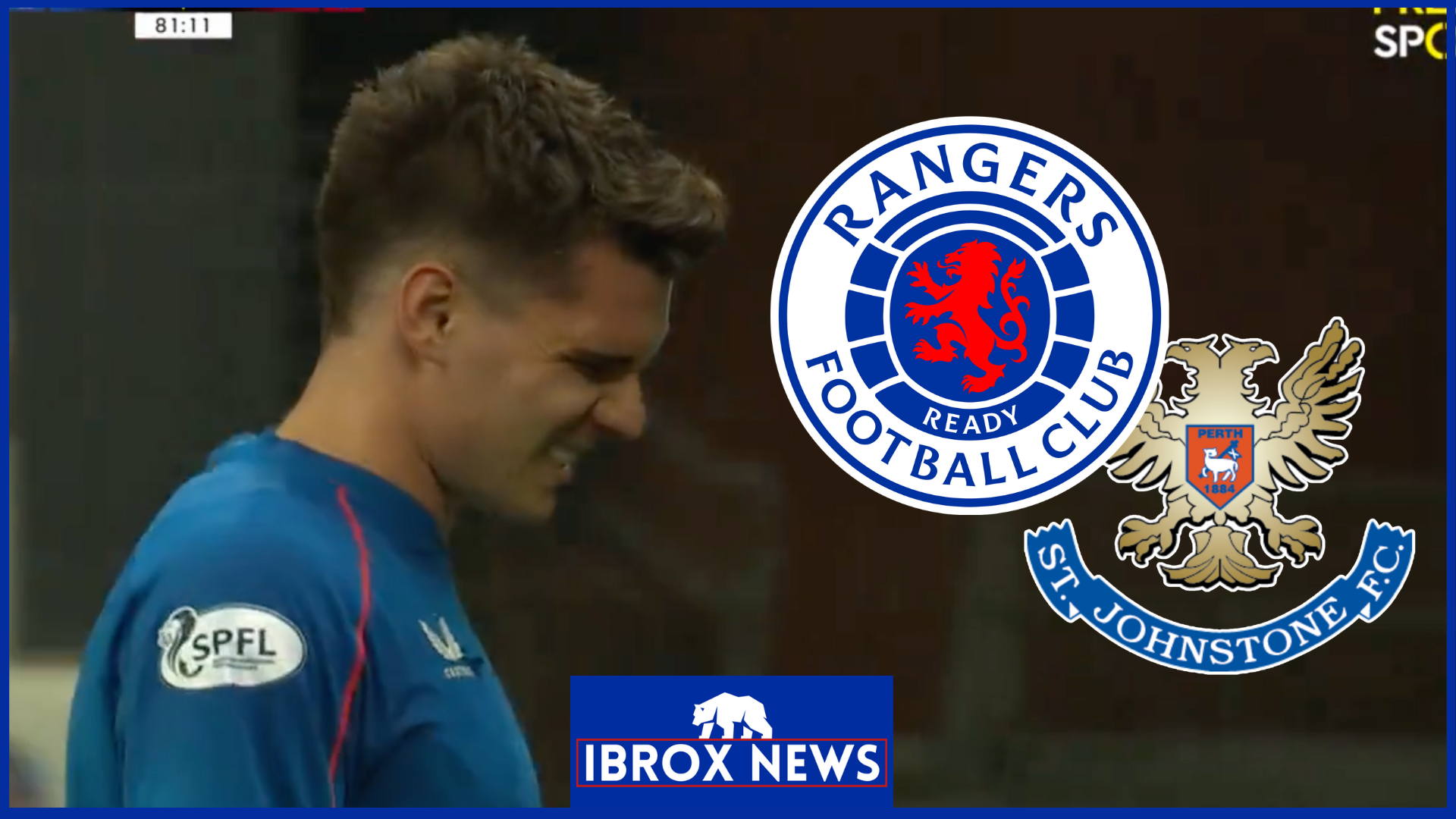 Ianis Hagi red for Rangers v St. Johnstone celebrated by ex-ref