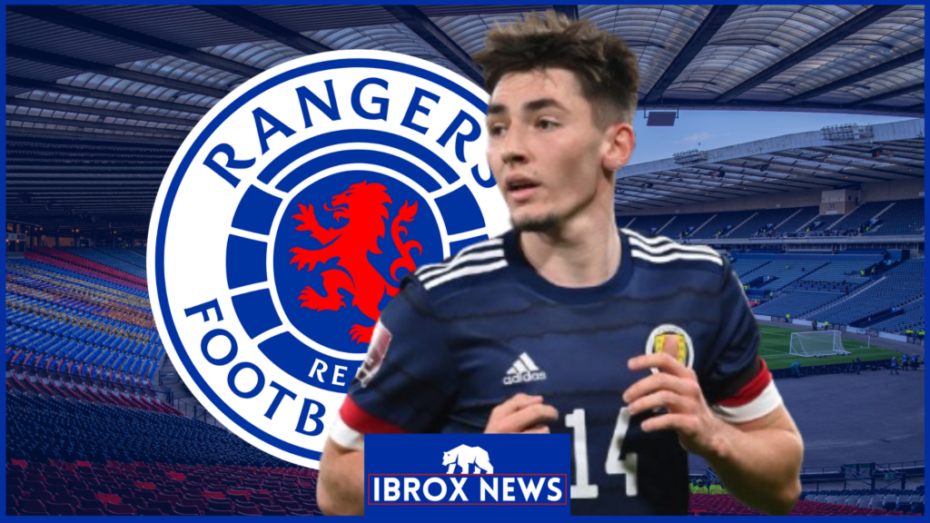 Billy Gilmour sends three-word message to Rangers star after what he did