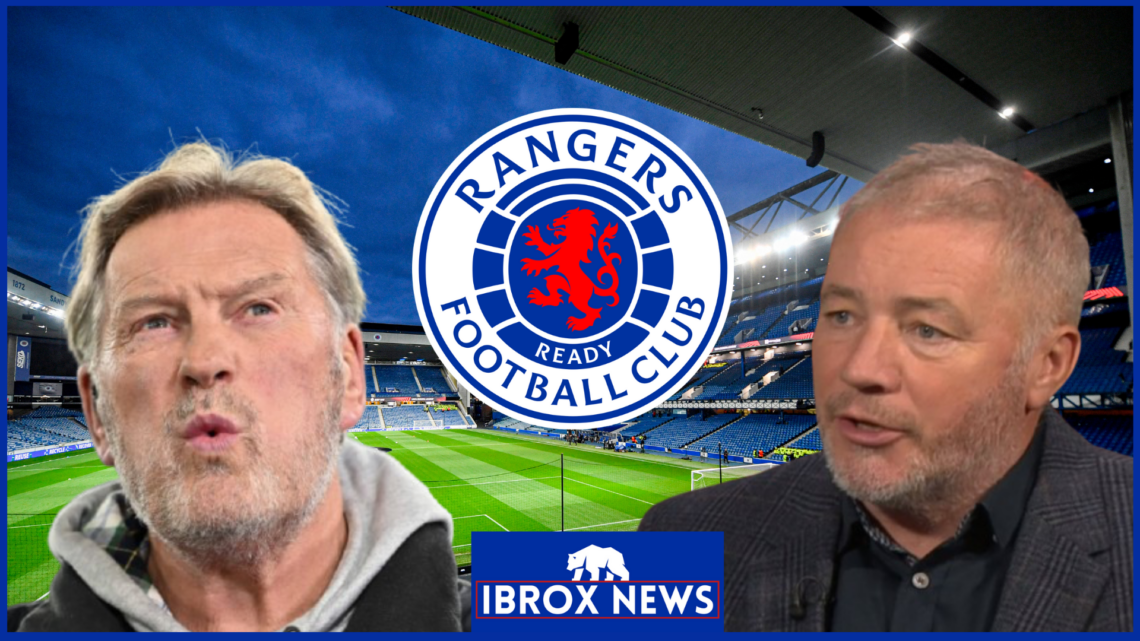 Glenn Hoddle shares 'Shame' verdict during Rangers v Tottenham, McCoist agrees