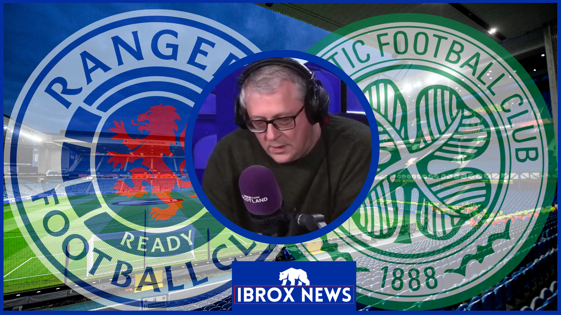 Tom English reacts as 'Rangers agenda' pushed by Celtic fan