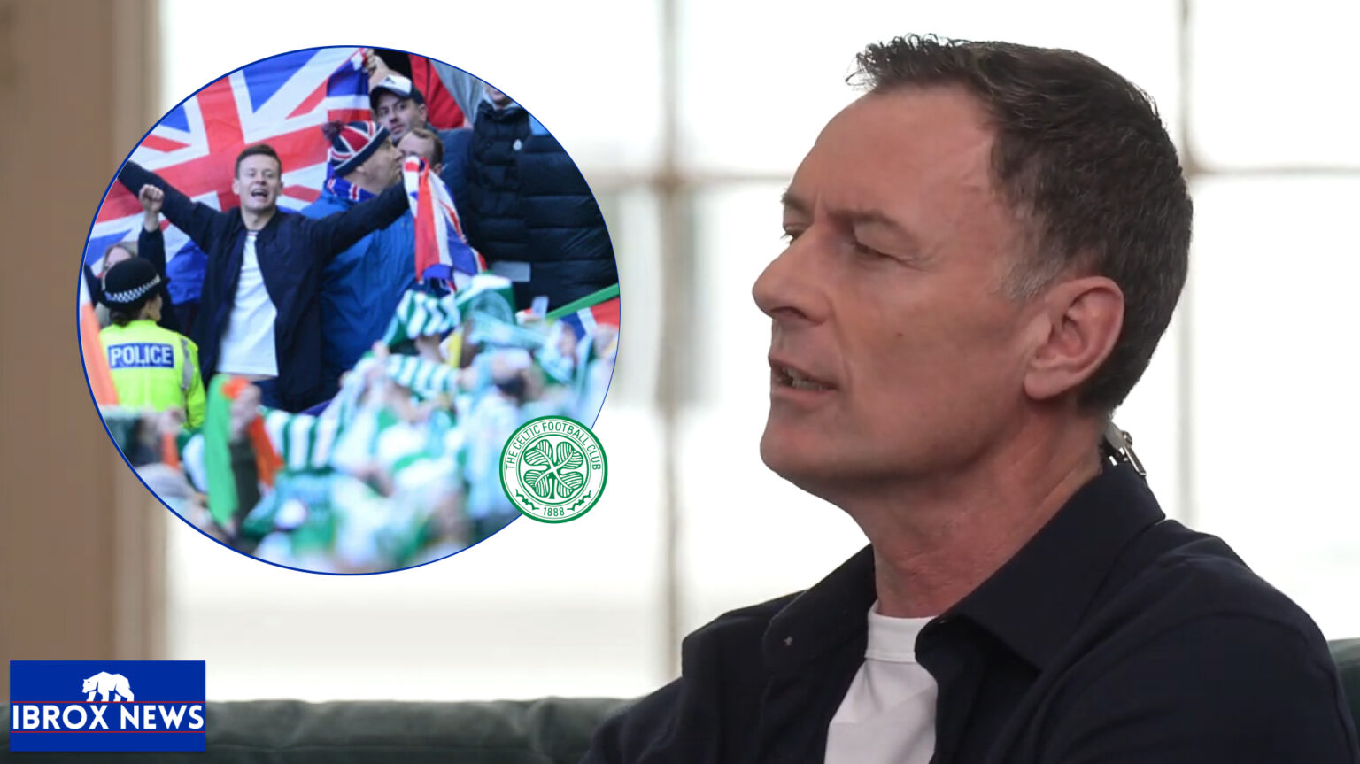 Chris Sutton hits out at Rangers fan 'nonsense' at Celtic Park that he saw