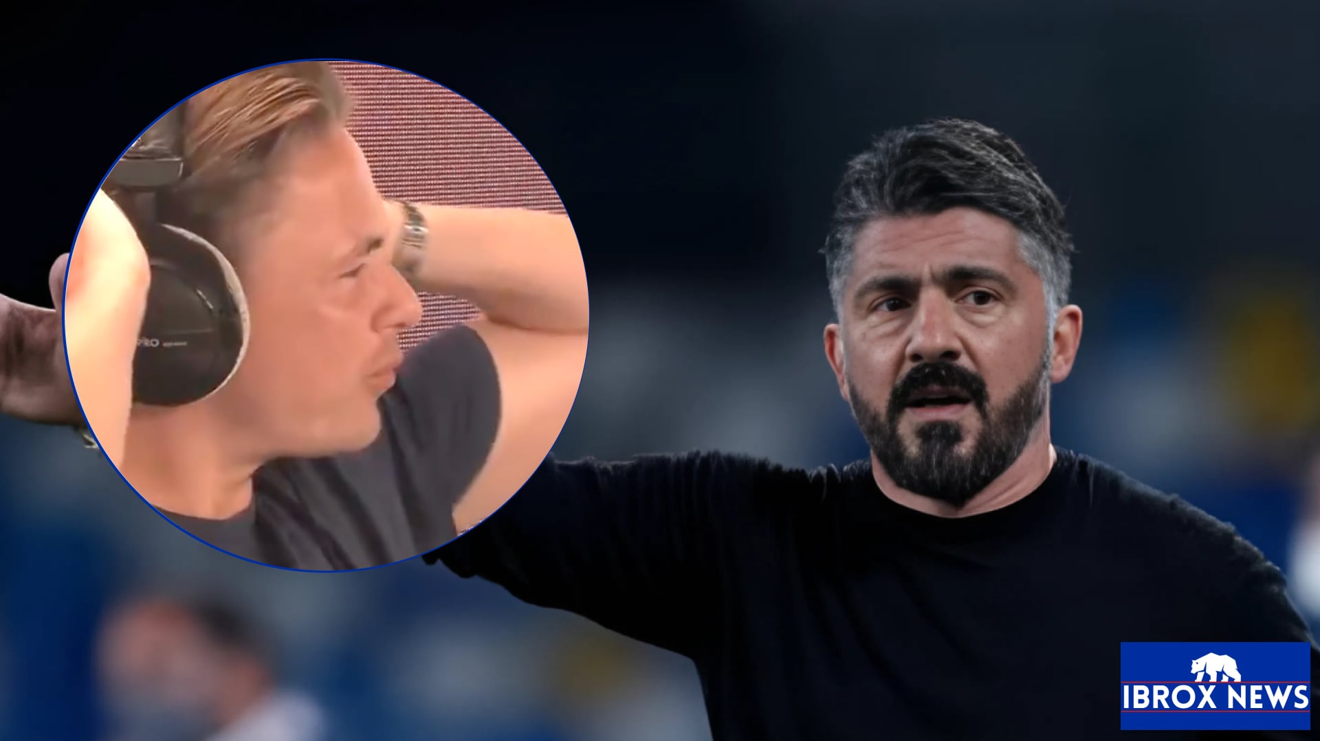 Rangers new manager: Gennaro Gattuso claim leaves studio visibly stunned
