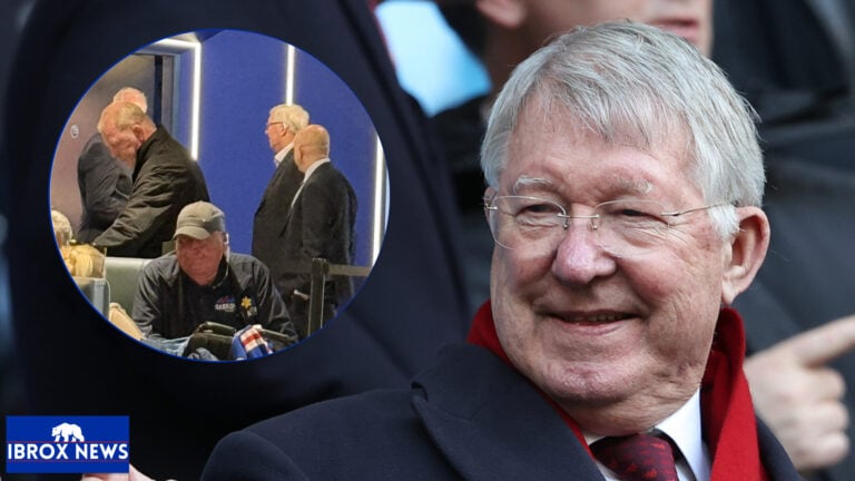 Sir Alex Ferguson spotted at New Edmiston House after Rangers manager ...