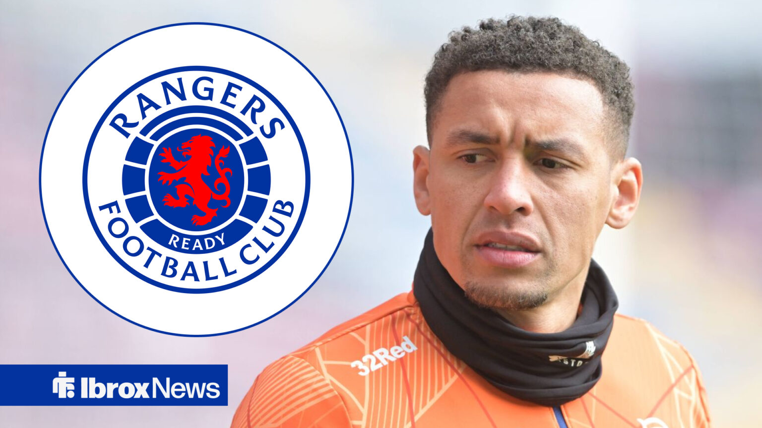 James Tavernier reacts as Rangers make transfer announcement
